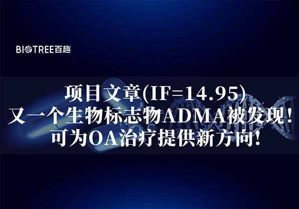 又一个生物标志物ADMA被发现！可为OA治疗提供新方向! - 知乎