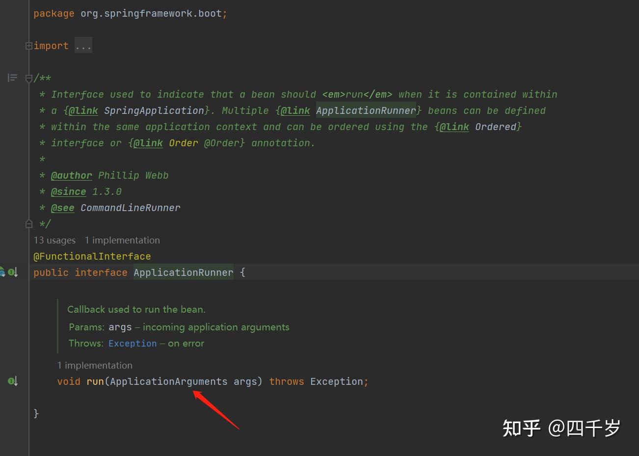 SpringBoot的CommandLineRunner和ApplicationRunner源码分析 - 知乎
