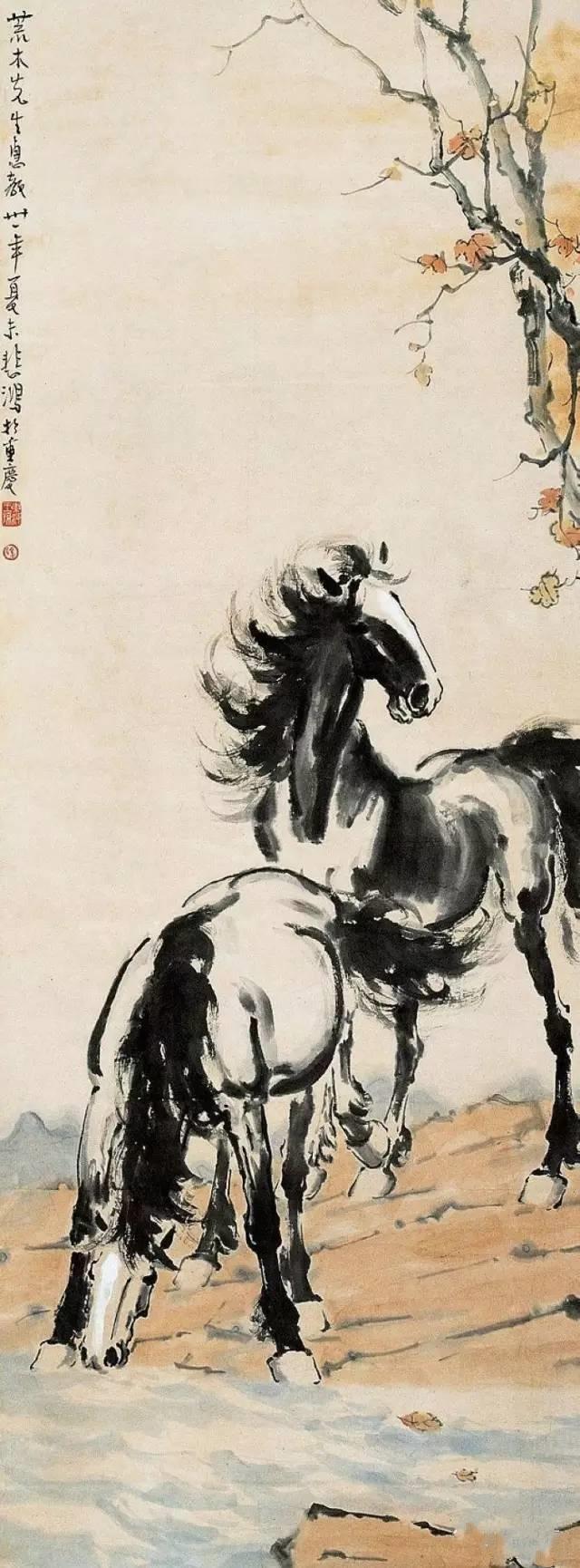 76幅徐悲鸿国画马，名不虚传！ - 知乎