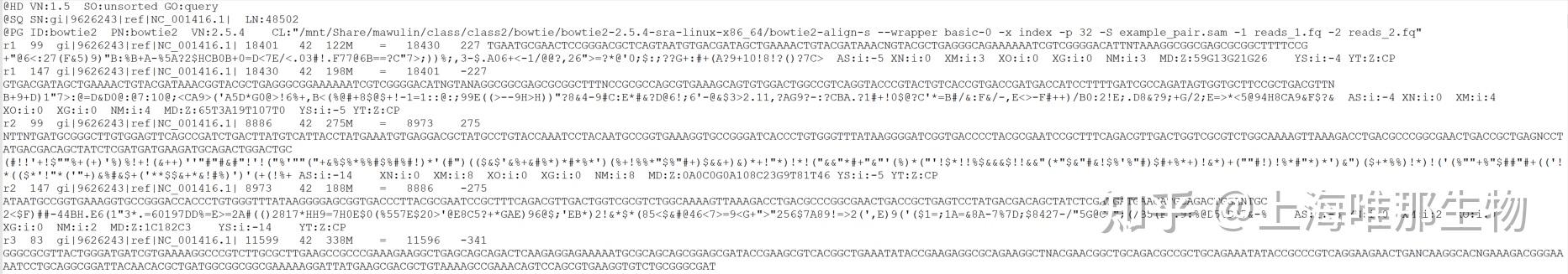 Reads比对工具Bowtie2软件的使用 - 知乎
