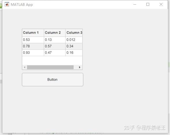 请问怎么把matlab app designer中的uitable组件的问题? - 知乎
