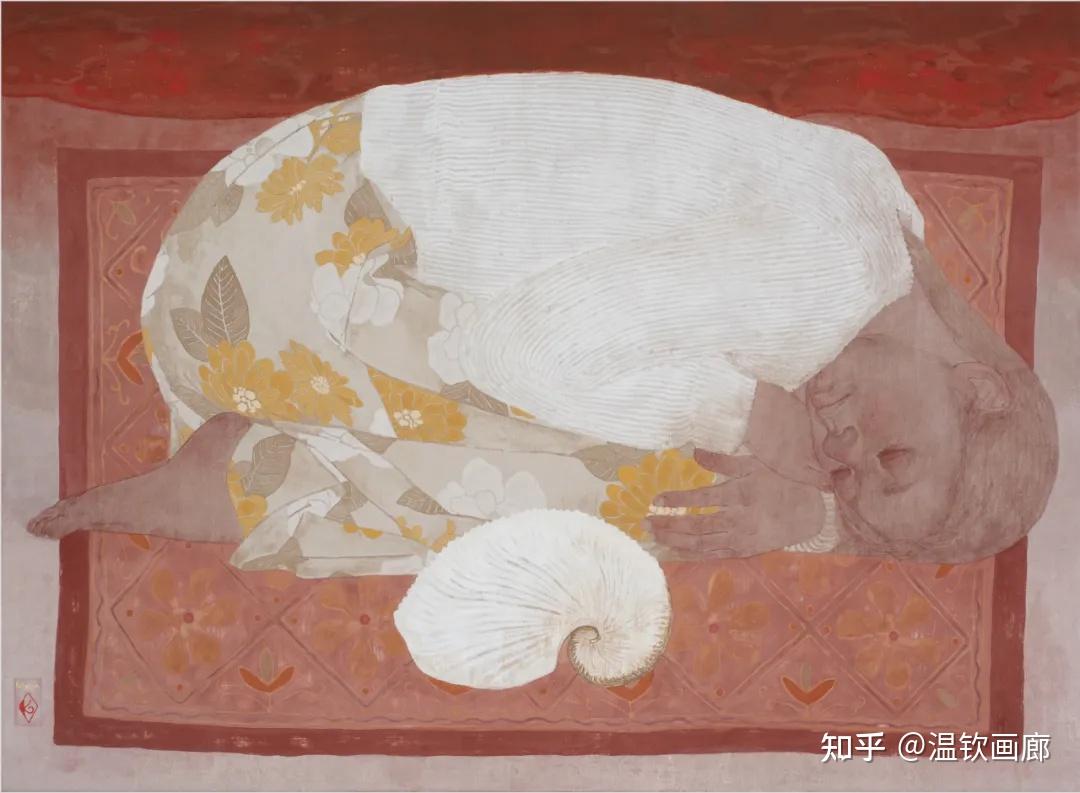 当代表现古典韵味两义性日本岩彩画家村冈贵美男 Kimio Muraoka - 知乎