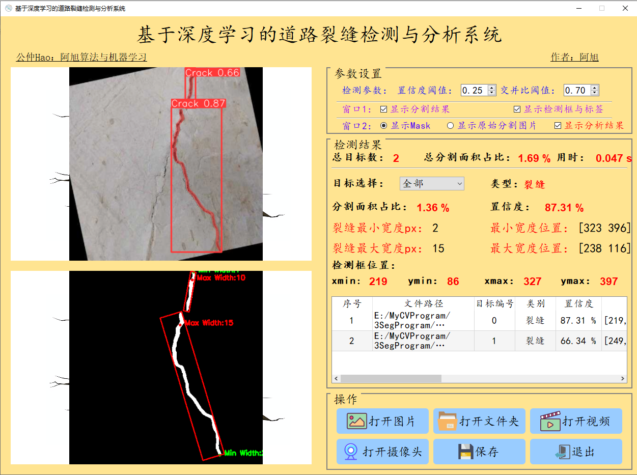 基于yolov8深度学习的智能道路裂缝检测与分析系统【python源码pyqt5界面数据集训练代码】深度学习实战、目标检测、目标分割 知乎