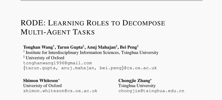 强化学习论文阅读笔记：RODE - 知乎