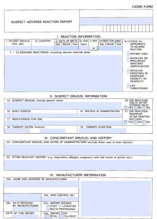 干货！国际医学科学组织理事会CIOMS对药物警戒工作的影响 - 知乎
