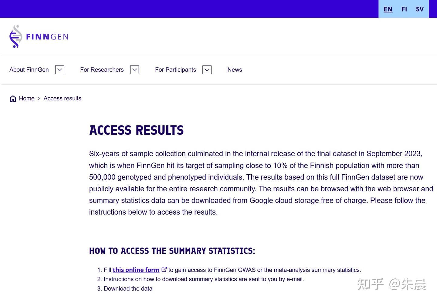 FinnGen公布383项新GWAS汇总数据 - 知乎