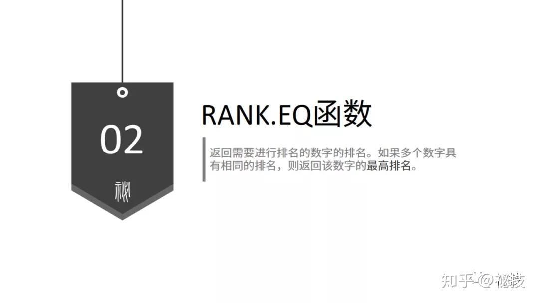 使用RANK函数、RANK.EQ函数或者RANK.AVG函数轻松搞定并列排名 - 知乎