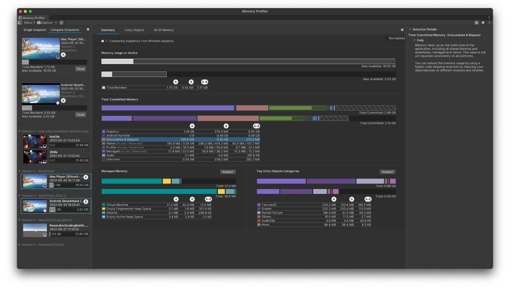 Memory Profiler（内存分析器）1.0.0版全面介绍 - 知乎