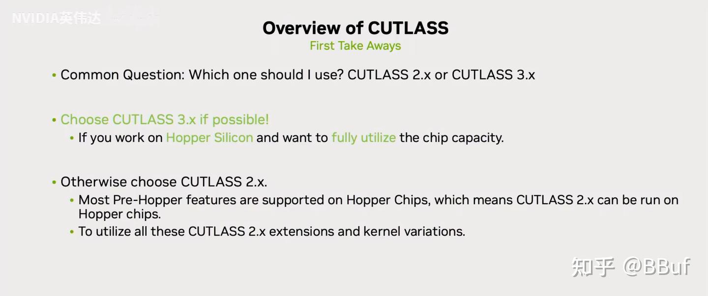 CUTLASS 2.x & CUTLASS 3.x Intro 学习笔记 - 知乎