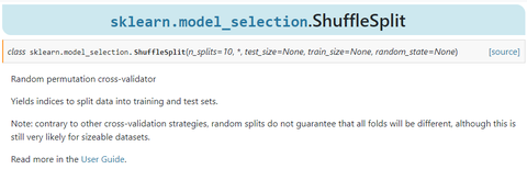 sklearn函数：ShuffleSplit（分割训练集和测试集） - 知乎