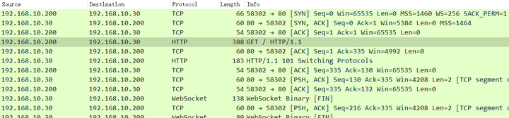 【网络】使用wireshark抓包 分析websocket协议 以及TCP三次握手(实测) - 知乎