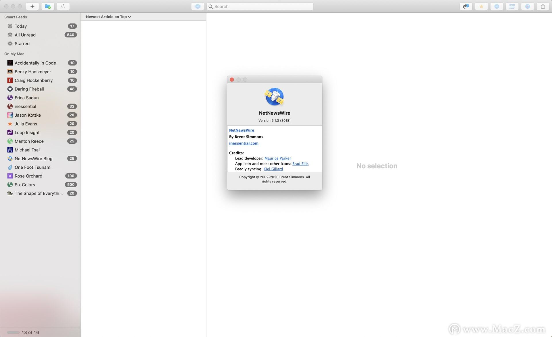 NetNewsWire 5 for Mac开源RSS阅读工具 - 知乎