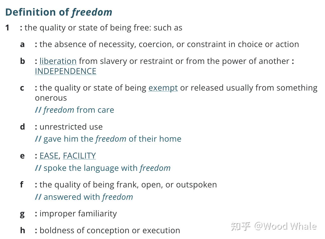 freedom of ”和“ freedom from ”有什么区别？ - 知乎