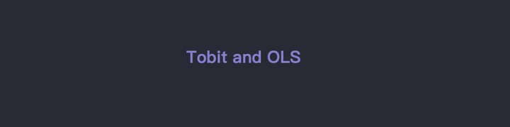 Tobit estimation and OLS estimation - 知乎