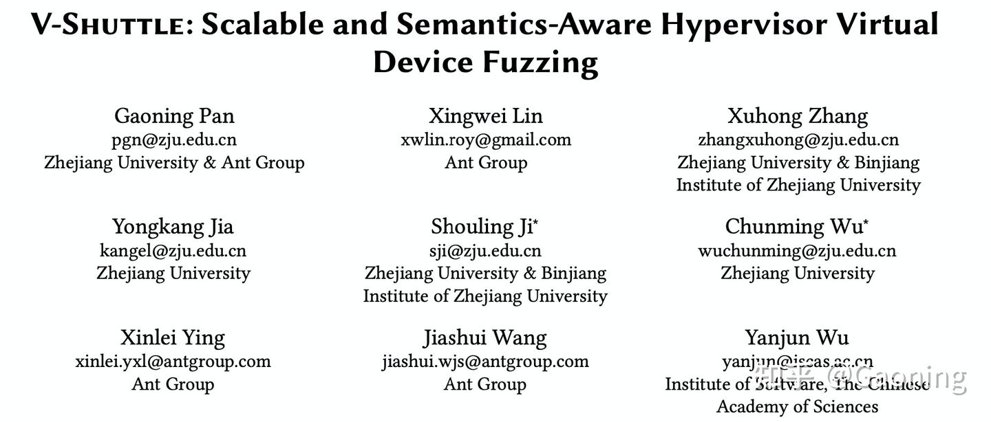 [CCS'21] V-SHUTTLE论文简介 - 知乎