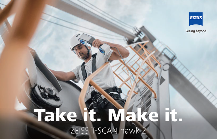 重磅推出！蔡司 T-SCAN hawk 2 手持式三维激光扫描仪！-马路科技 - 知乎