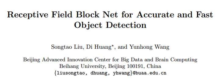 Receptive Field Block Net - 知乎