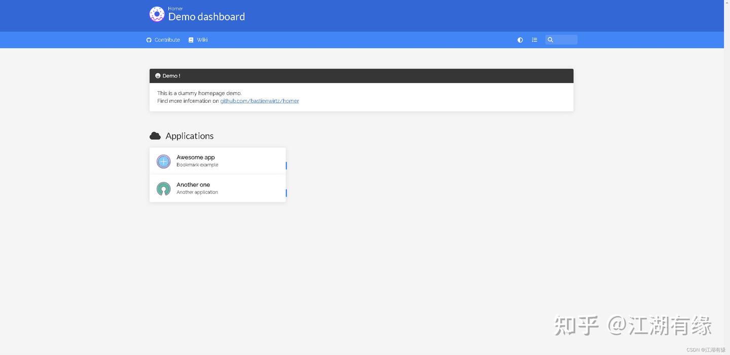【Docker项目实战】Docker部署homer静态主页 - 知乎