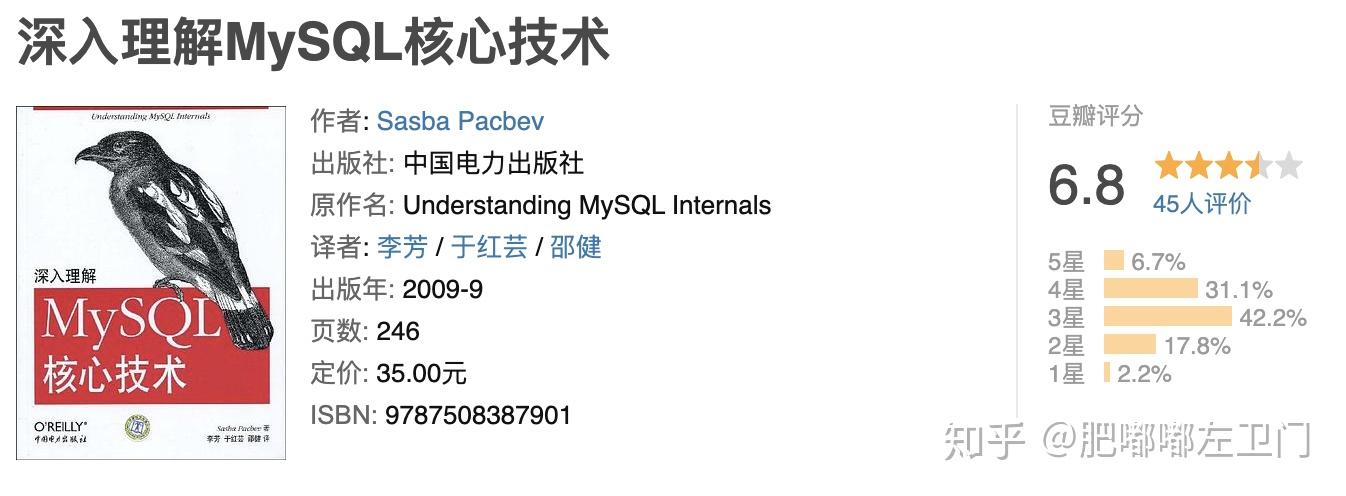 10本MySQL必看书籍推荐 - 知乎