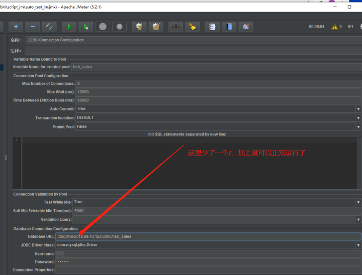 解决Cannot create PoolableConnectionFactory(Communications link failureThe last packet sent ...