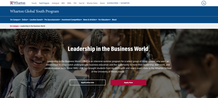 美国暑期学分交换项目｜宾夕法尼亚大学 - 商业领导力项目 - Wharton Global Youth Program ...