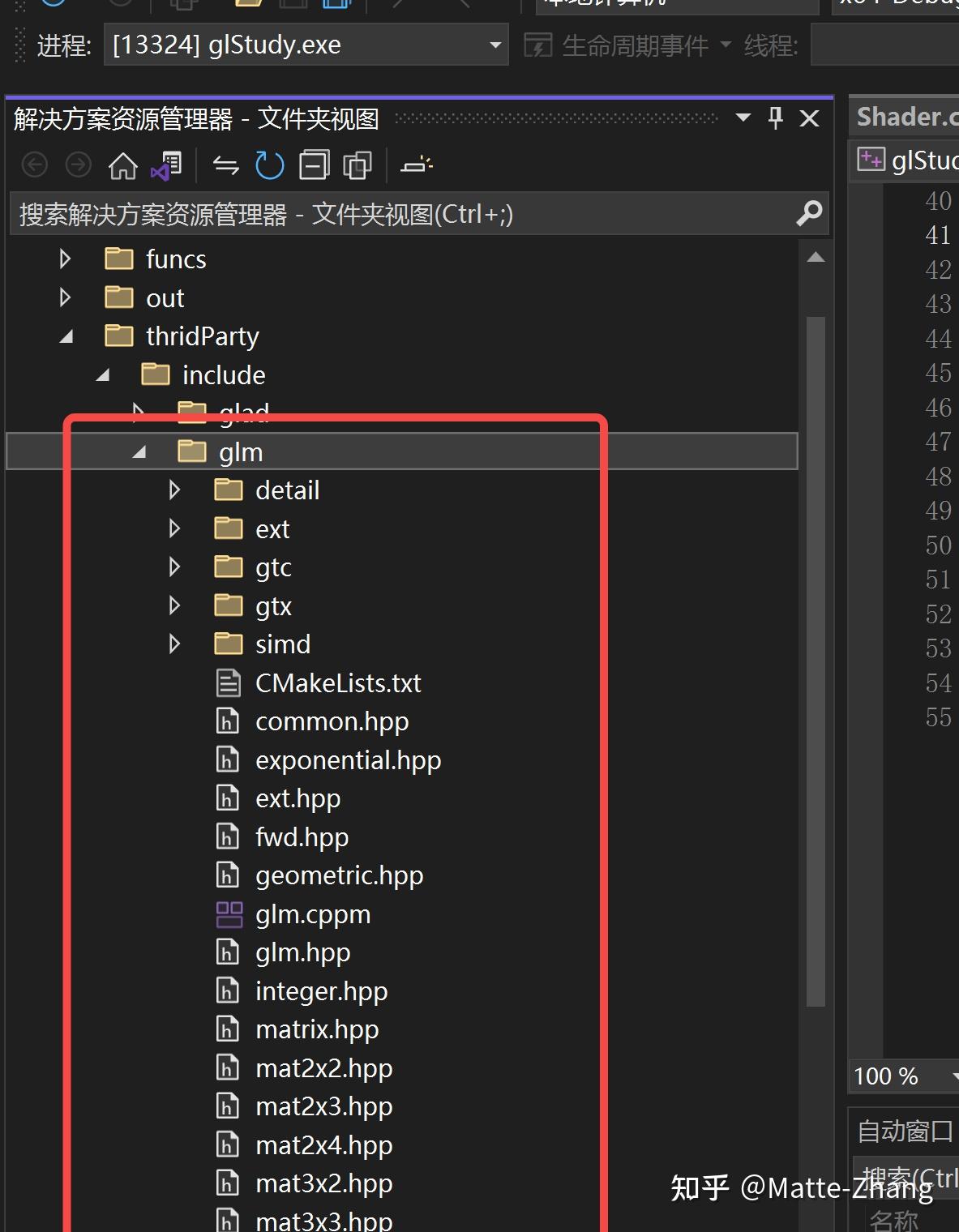 小知识，在项目中配置glm以及使用【OpenGL相关开发】 - 知乎