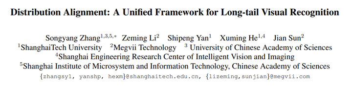 Distribution Alignment: A Unified Framework for Long-tail Visual Recognition——longtail论文笔记 - 知乎