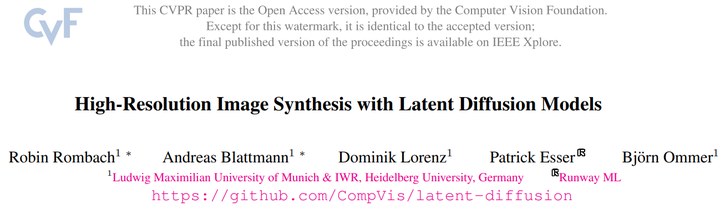 CVPR2022-High-Resolution Image Synthesis with Latent Diffusion Models - 知乎