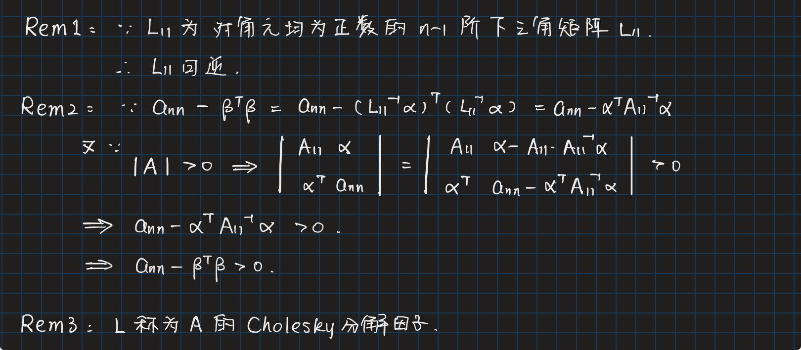 高代笔记（正定矩阵与半正定矩阵的Cholesky分解） - 知乎