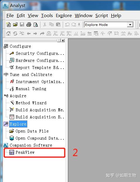 如何使用peakview软件查看AB SCIEX 质谱下机数据 - 知乎
