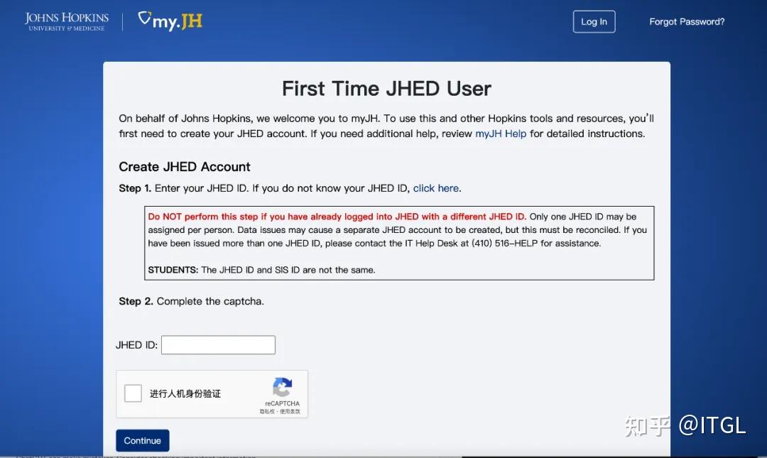 ITGL录取新生看过来！SSN / JHED ID / JHU邮箱激活指南来了！ - 知乎