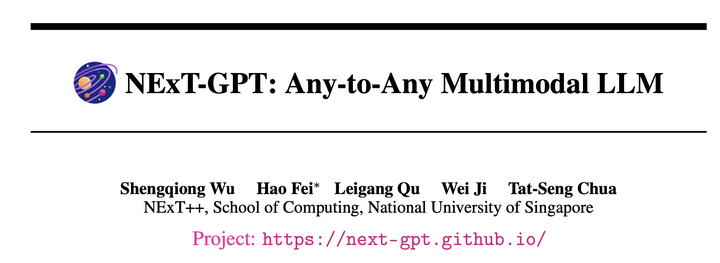 【论文解读之多模态大模型系列】——NExT-GPT: Any-to-Any Multimodal LLM - 知乎