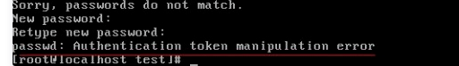 Linux修改密码报错提示:authentication token manipulation error - 知乎