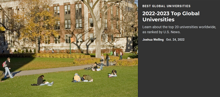 2023 U.S.News 全球最佳大学排名发布！ - 知乎