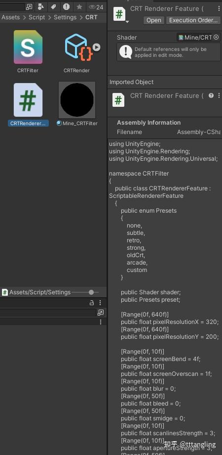 【Unity】【URP】以小丑牌CRT渲染为例的渲染管线学习 - 知乎