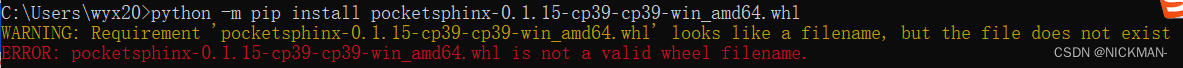 Python安装.whl文件流程及问题解决 - 知乎