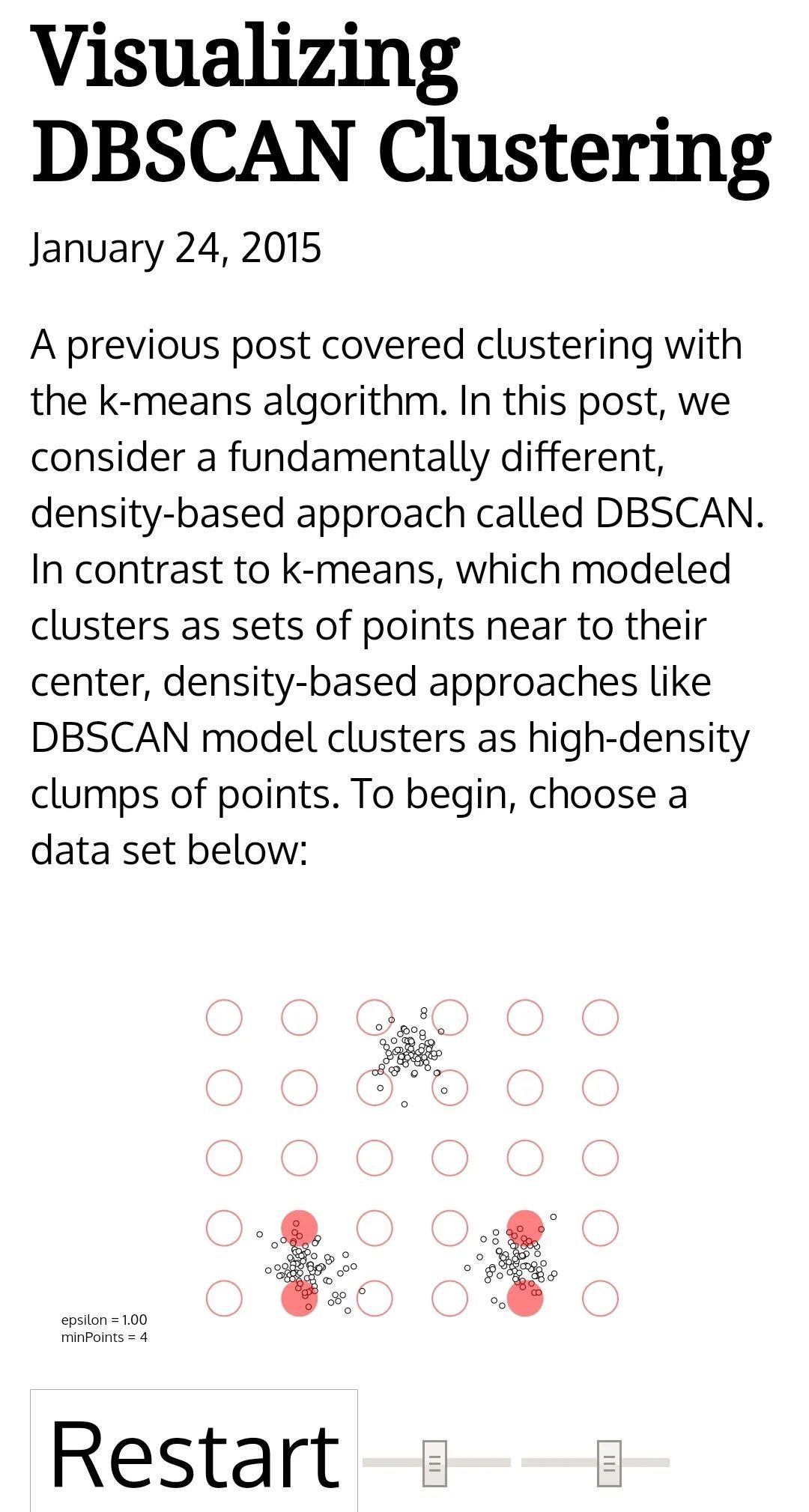 DBSCAN算法实现 - 知乎