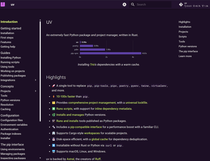 uv -- 一个用 Rust 编写的 Python 项目管理工具 - 知乎