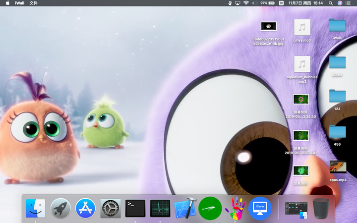 超级可爱又萌的小鸟舔屏，小鸡舔屏动态桌面，动态壁纸了，太可爱太萌萌哒了，iWall和iSaver - 知乎