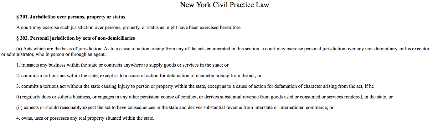 美国法律里的“长臂管辖”（Long-arm Statute）如何理解，其适用的条件是什么？ - 知乎
