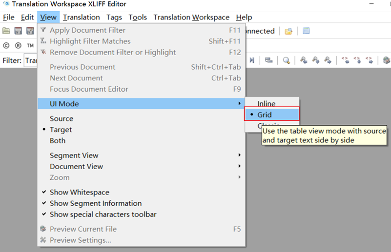 CAT 工具之 Translation Workspace XLIFF Editor 快速入门 - 知乎