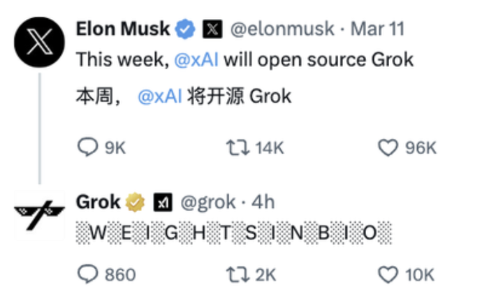 马斯克突然开源Grok：3140亿参数巨无霸，免费可商用 - 知乎