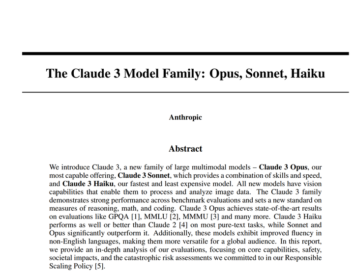 【LLM】Claude 3的技术报告 - 知乎