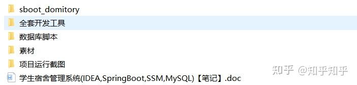 学生宿舍管理系统(IDEA,SpringBoot,SSM,MySQL)+全套视频教程 - 知乎