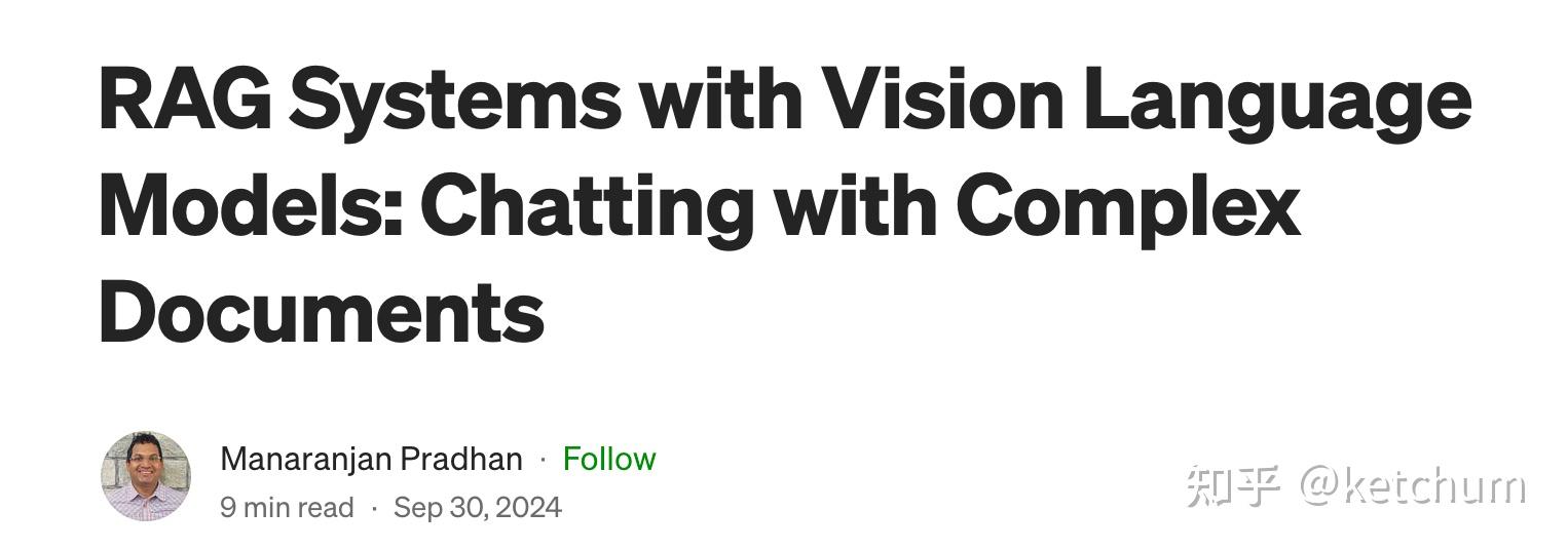 ColPali 多模态检索与传统 RAG 系统相比，在实际应用中有哪些显著的优势和改进？ - 知乎