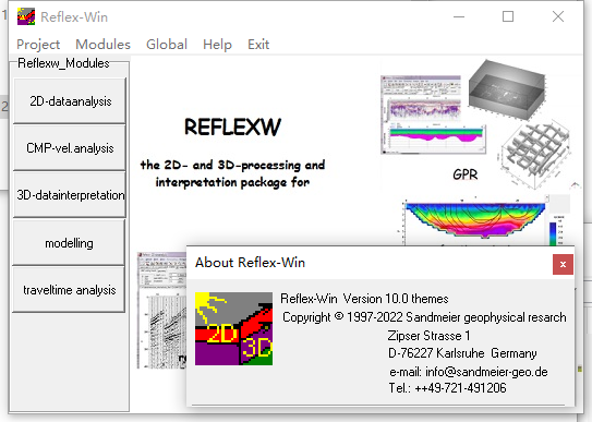 Reflexw v10.0 地震、探地雷达、超声波数据处理软件 - 知乎