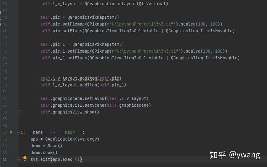 请教pyqt5图形框架，场景（QGraphicsScene）中图片图元（QGraphicsPixmapItem）如何布局？ - 知乎