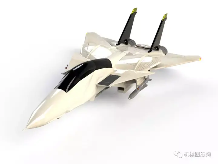 【飞行模型】雄猫F-14 Tomcat战斗机模型3D图纸 Solidworks设计 - 知乎