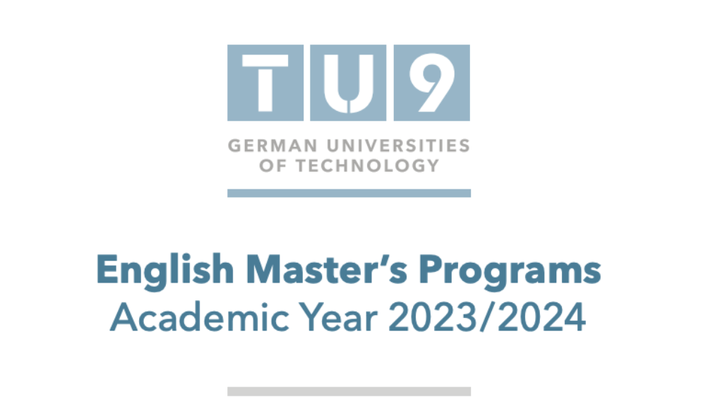 德国留学 | 最新！德国理工大学联盟TU9发布2023/24学年190多个英授硕士专业名单！ - 知乎