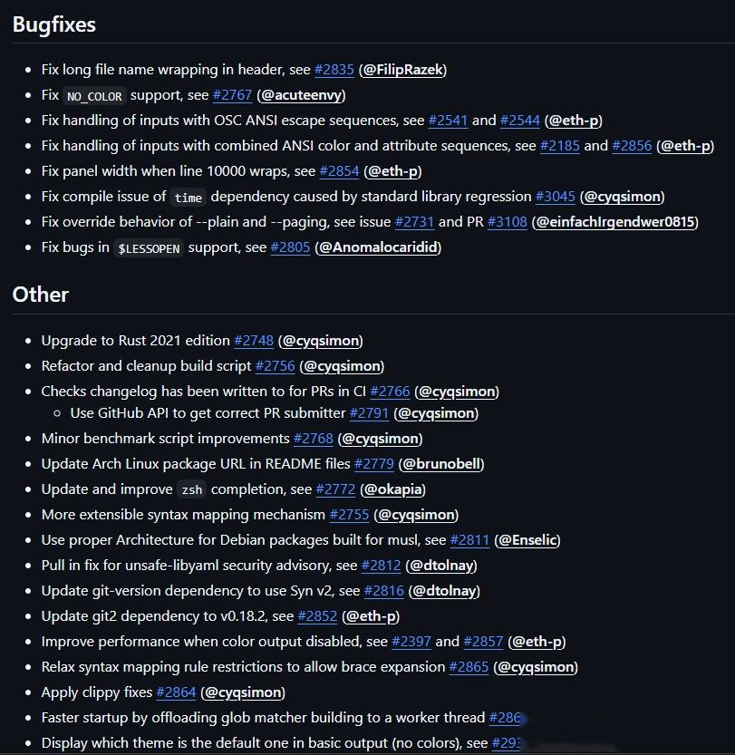 Linux cat 命令的进化版：Bat 0.25 正式发布，行压缩功能亮点十足！ - 知乎